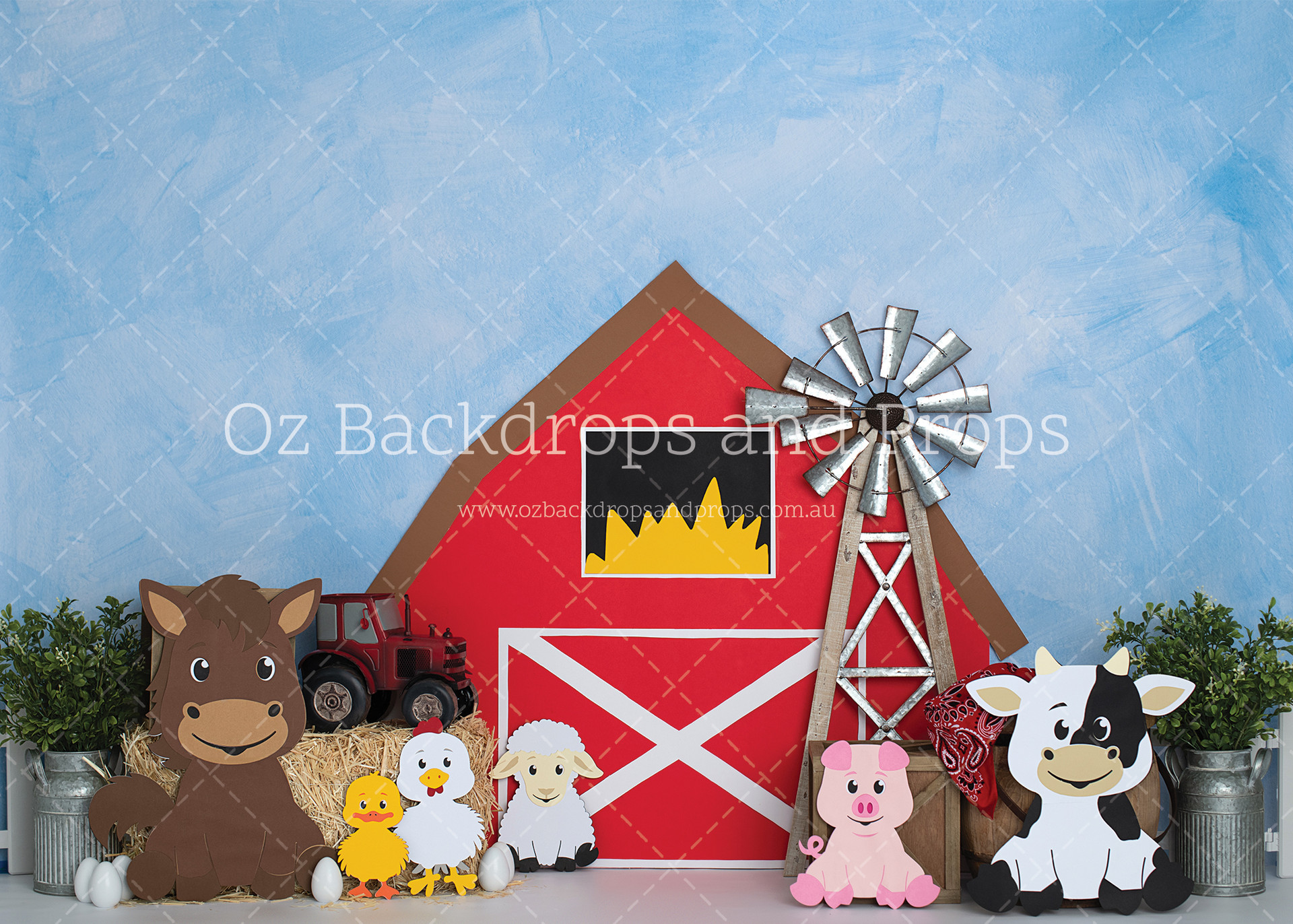 Friendly Farm Animals - Oz Backdrops & Props