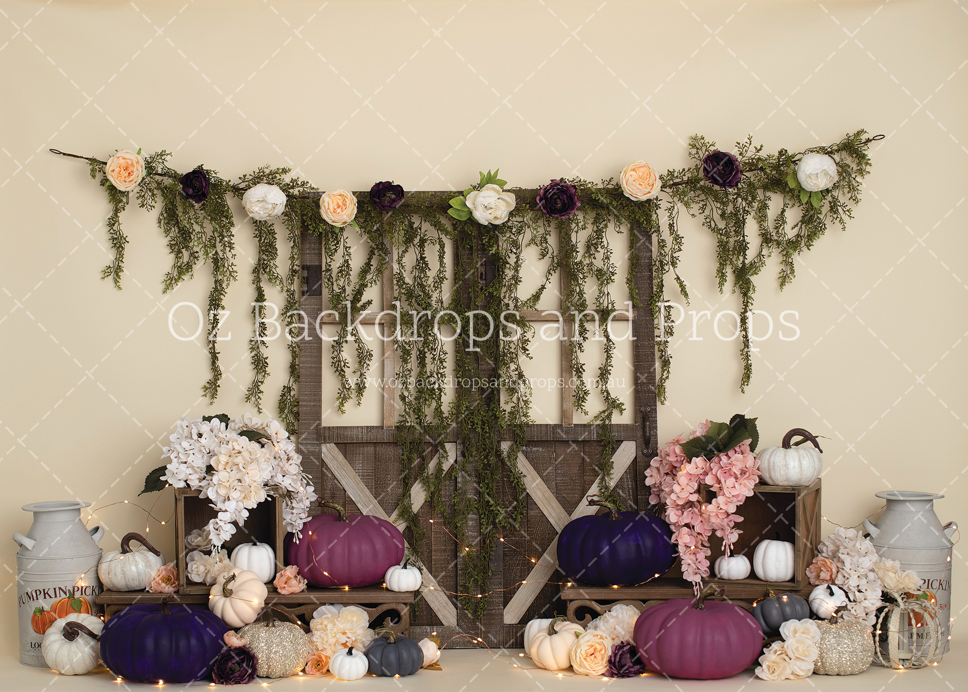 Boho Barn Doors - Oz Backdrops & Props Pty Ltd