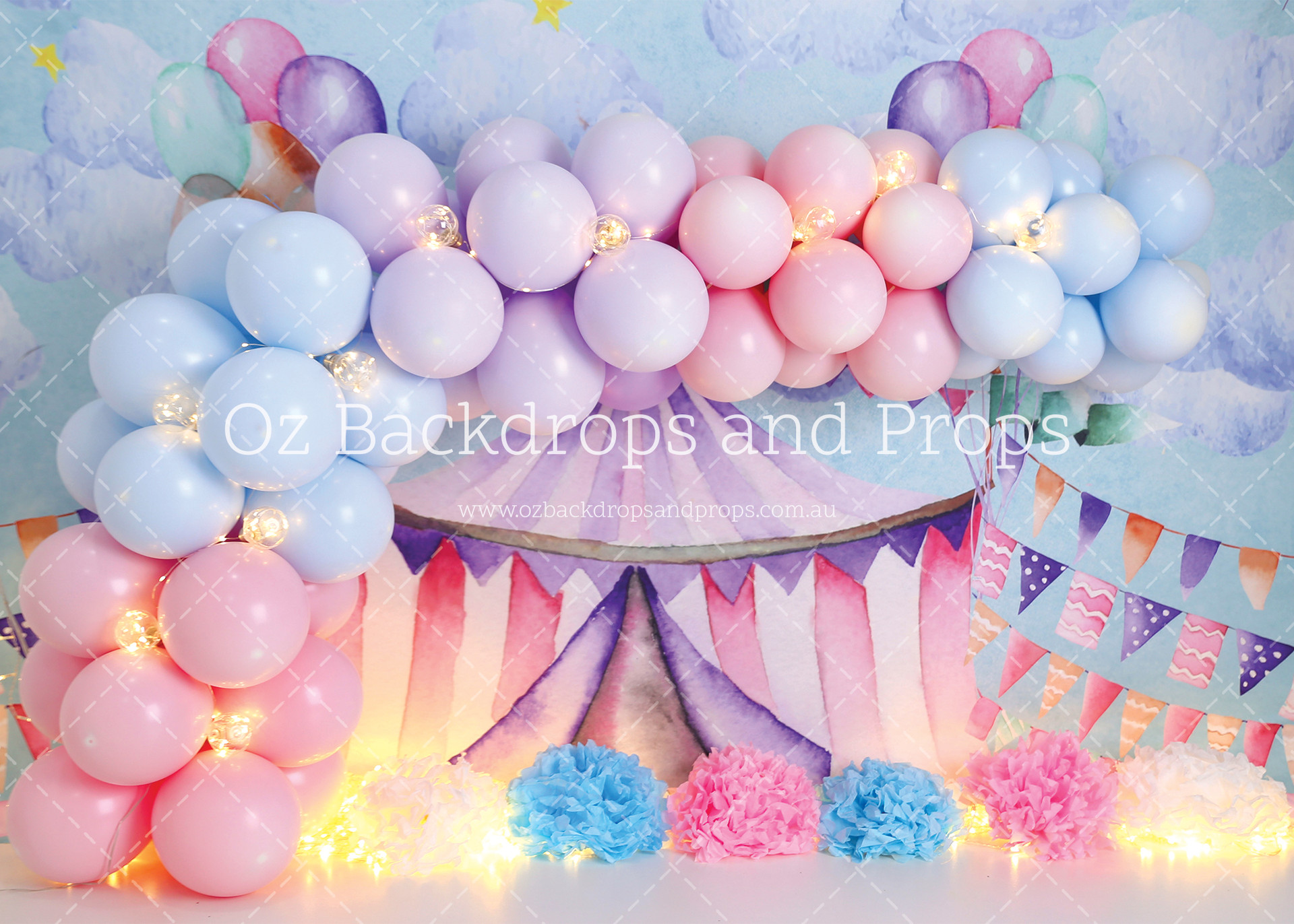 Purple and Pink Party - Oz Backdrops & Props Pty Ltd