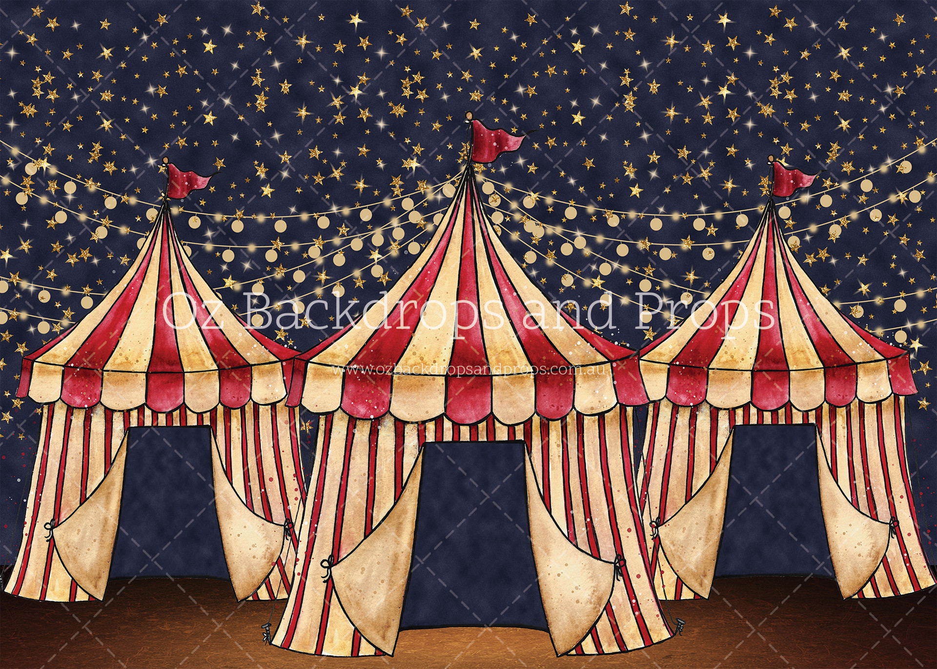 Twinkle Circus Tents - Oz Backdrops & Props