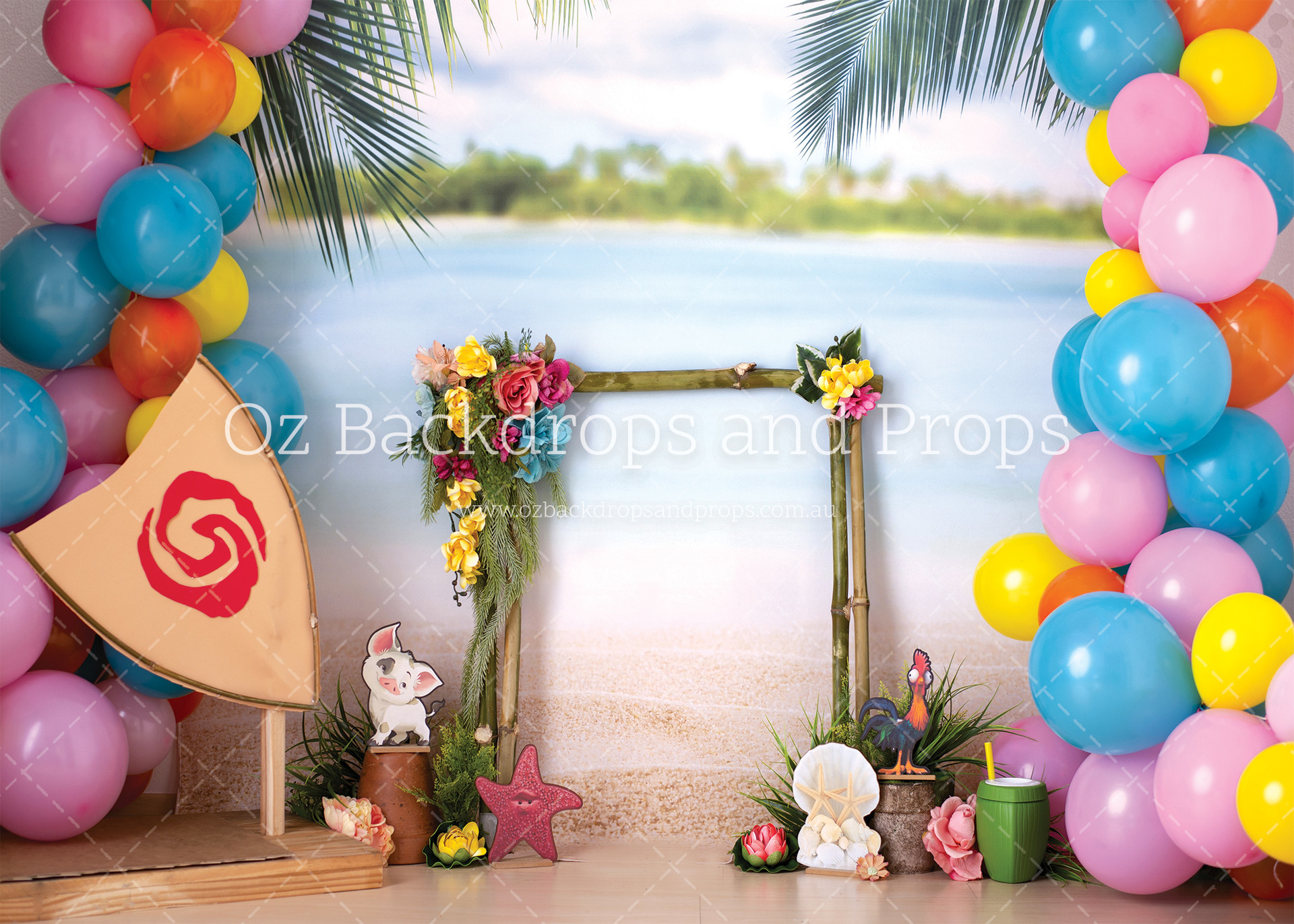 Moana's Paradise - Oz Backdrops & Props