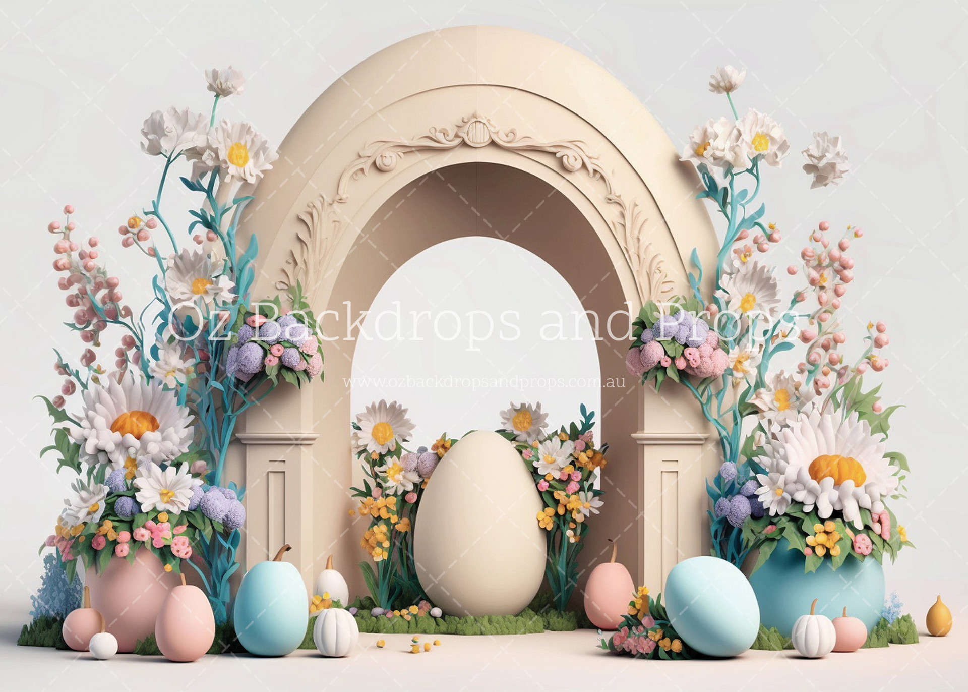 Easter Egg Arch - Oz Backdrops & Props Pty Ltd