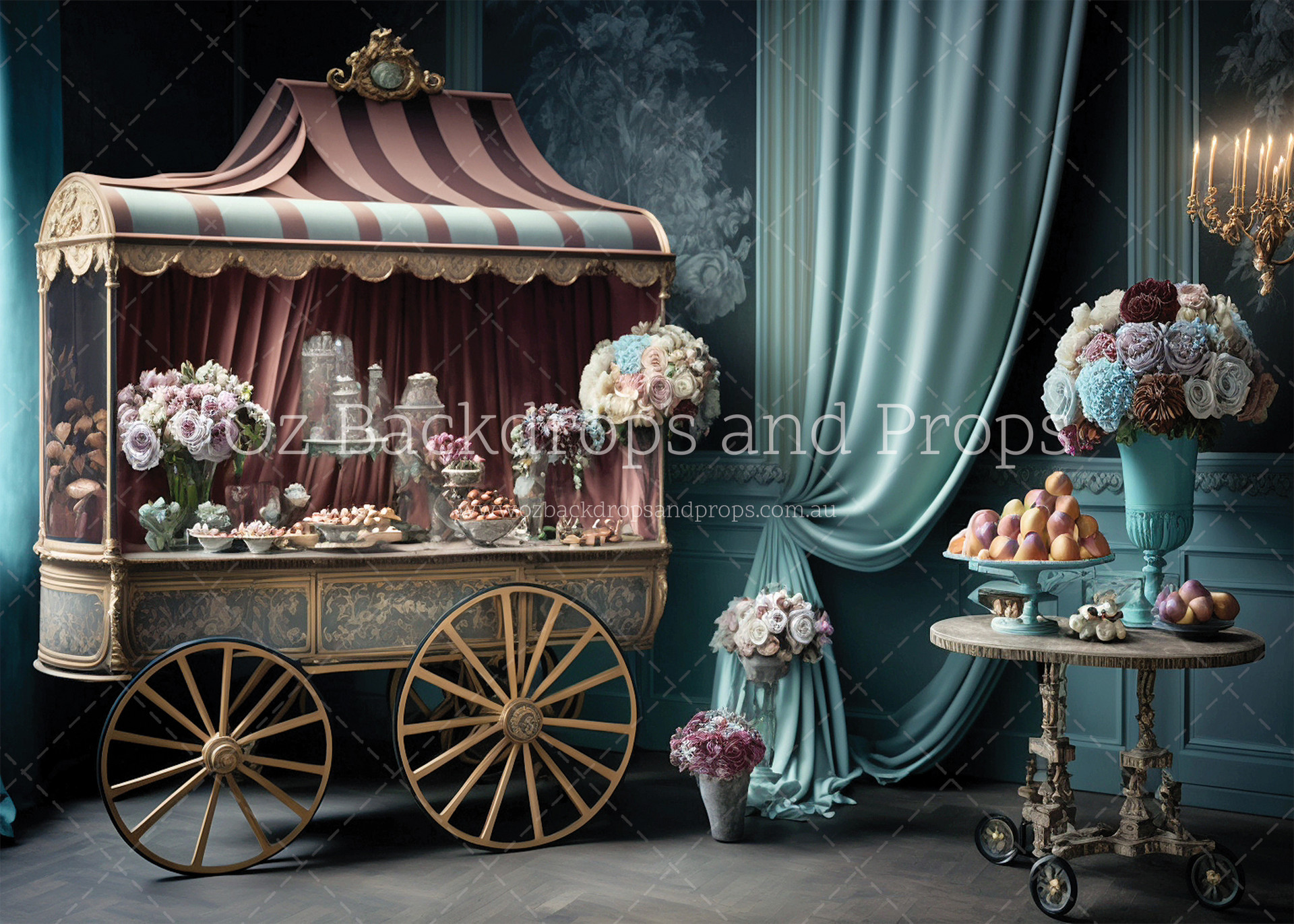 High Tea Elegance - Oz Backdrops & Props Pty Ltd