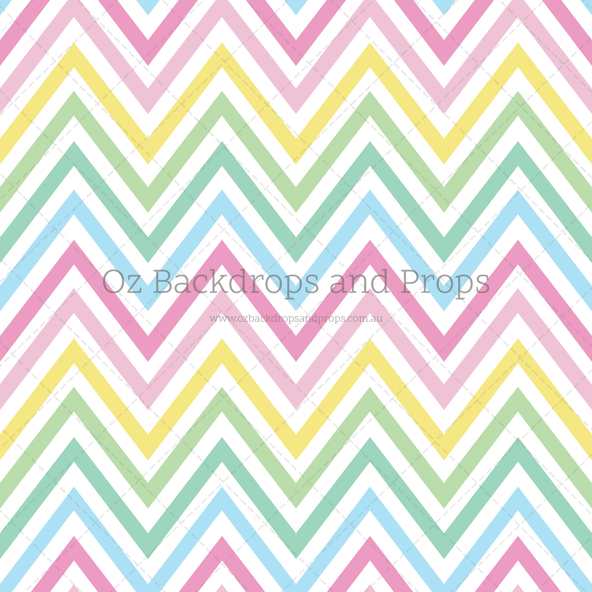 Pastel Chevron - Oz Backdrops & Props