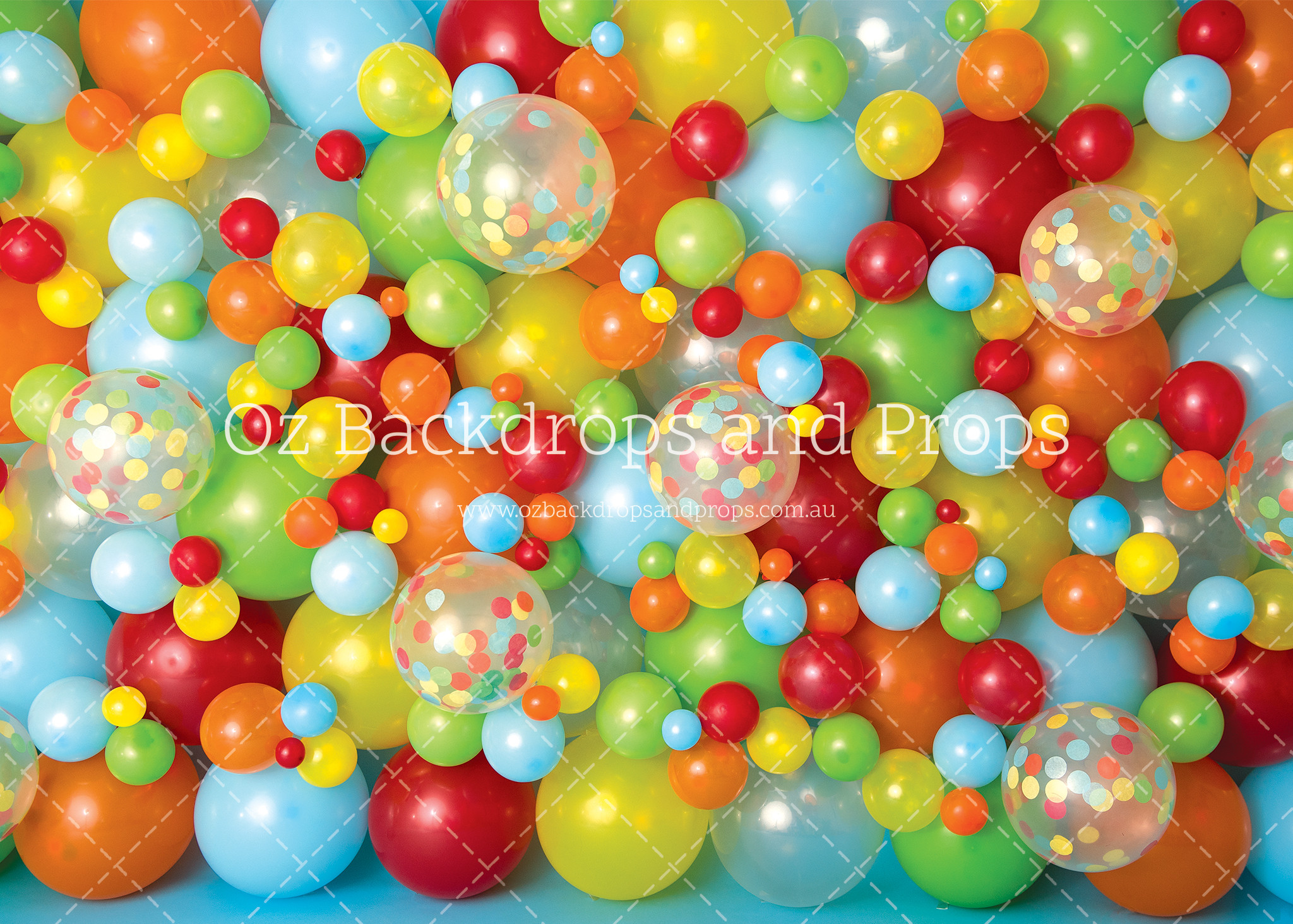 Confetti Balloon Wall - Oz Backdrops & Props