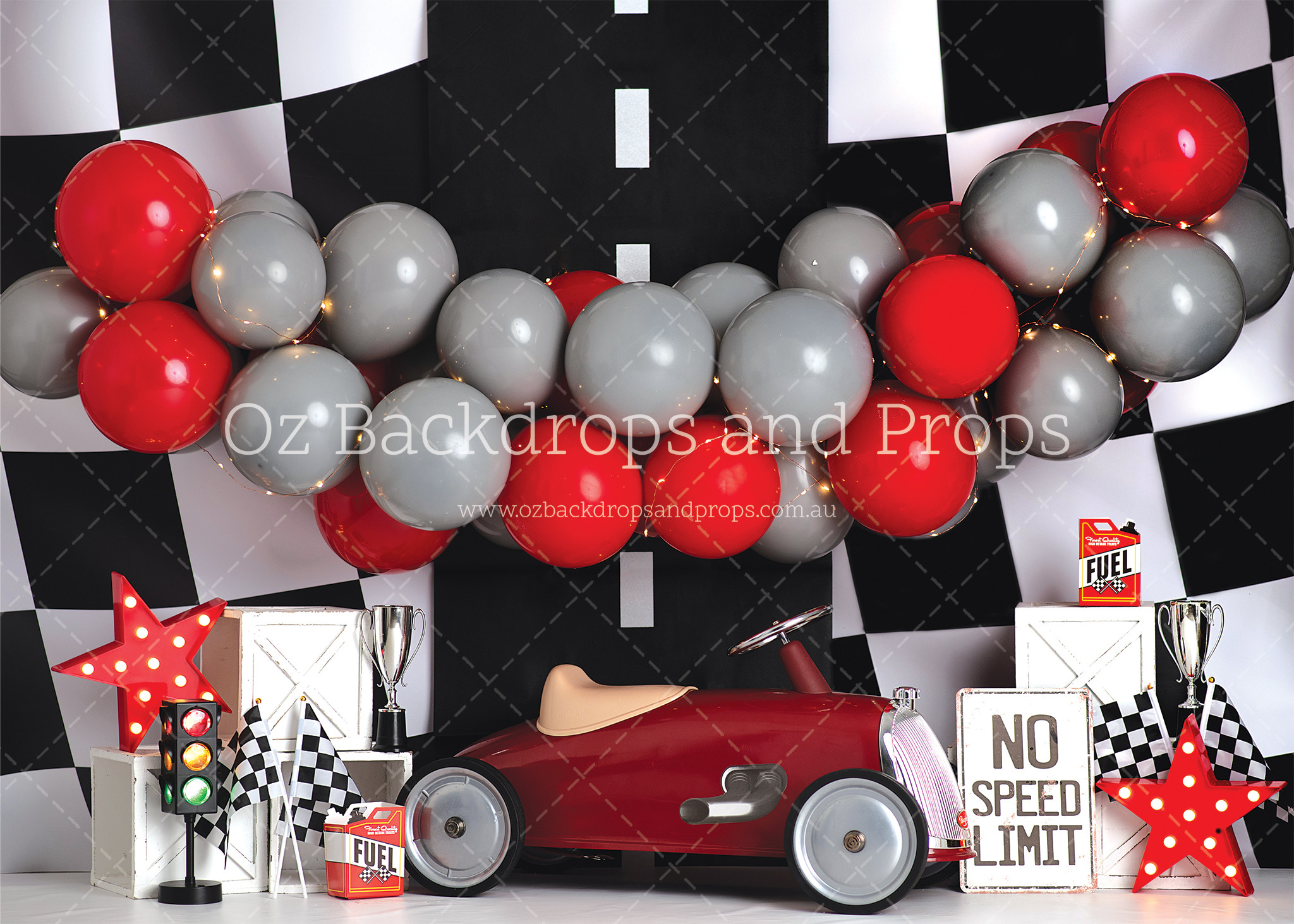 Race Car Driver - Oz Backdrops & Props