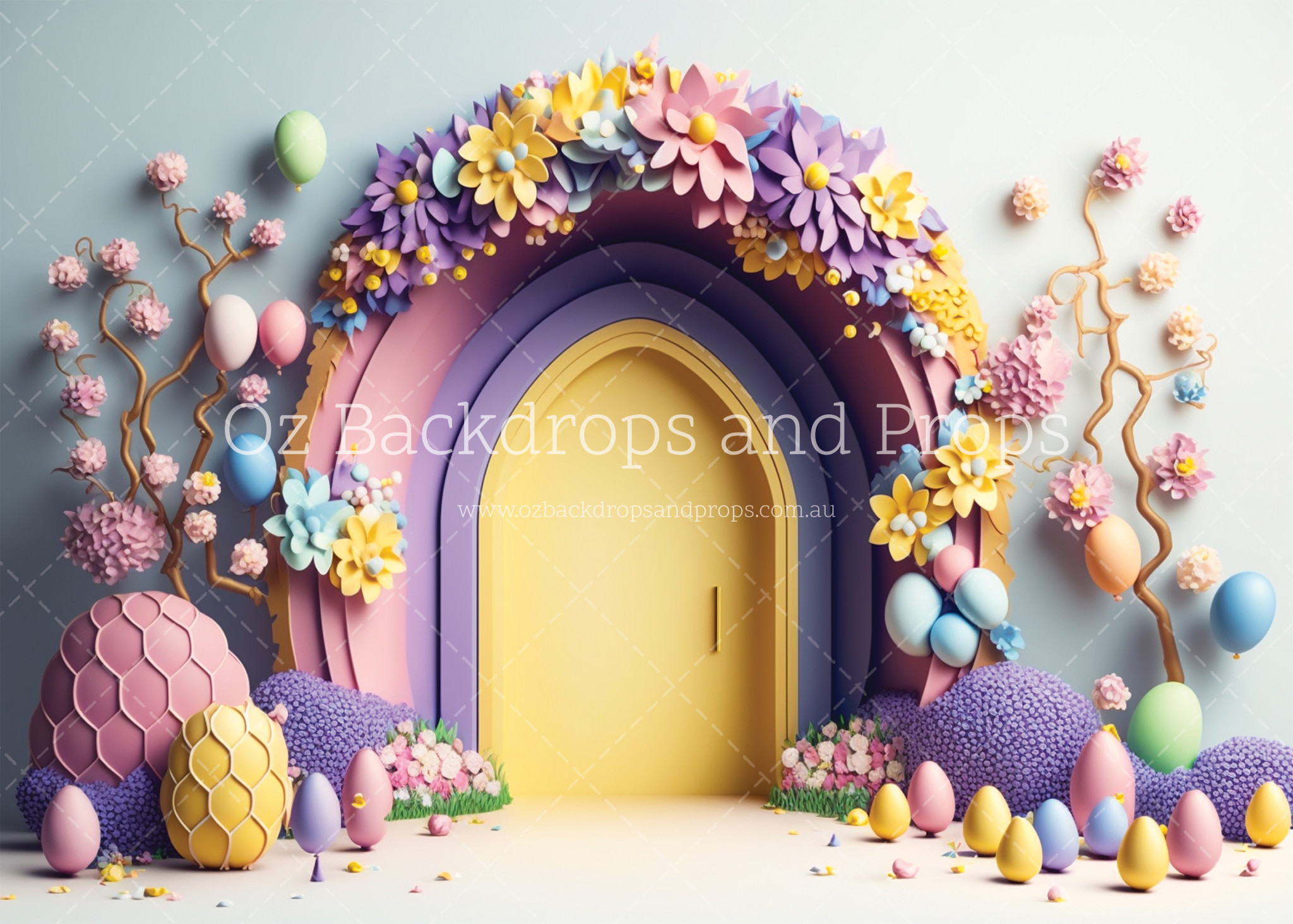 Easter Barn Doors - Oz Backdrops & Props Pty Ltd