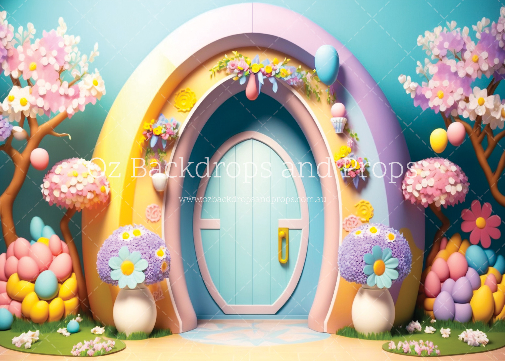Easter Barn Doors - Oz Backdrops & Props Pty Ltd