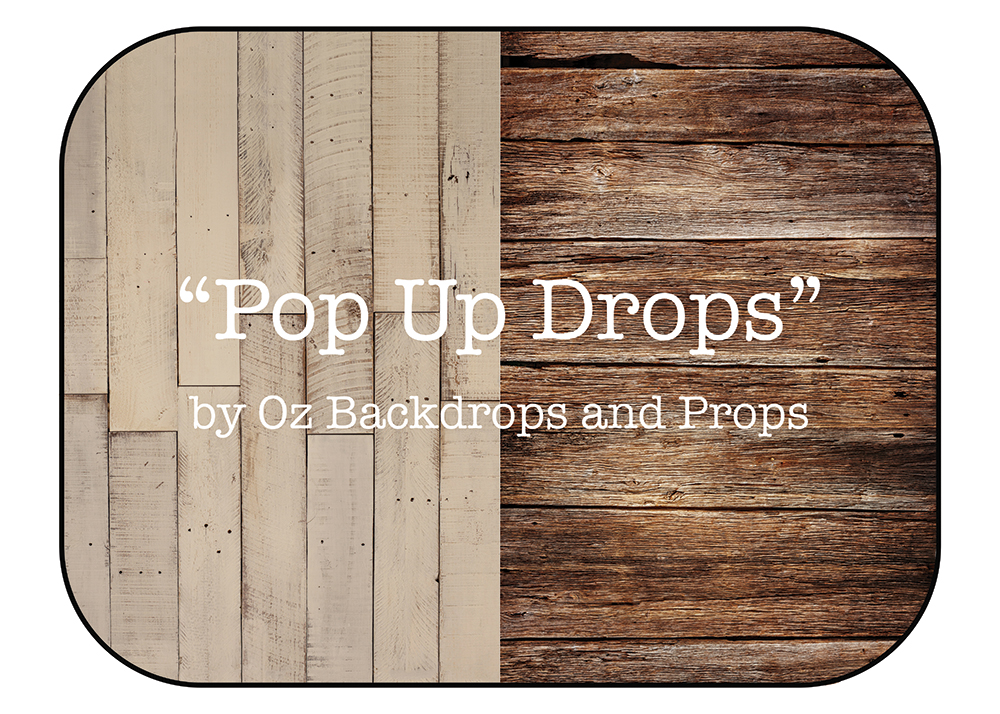 "Pop Up Drops" Reversible Collapsible Backdrops - Oz Backdrops & Props