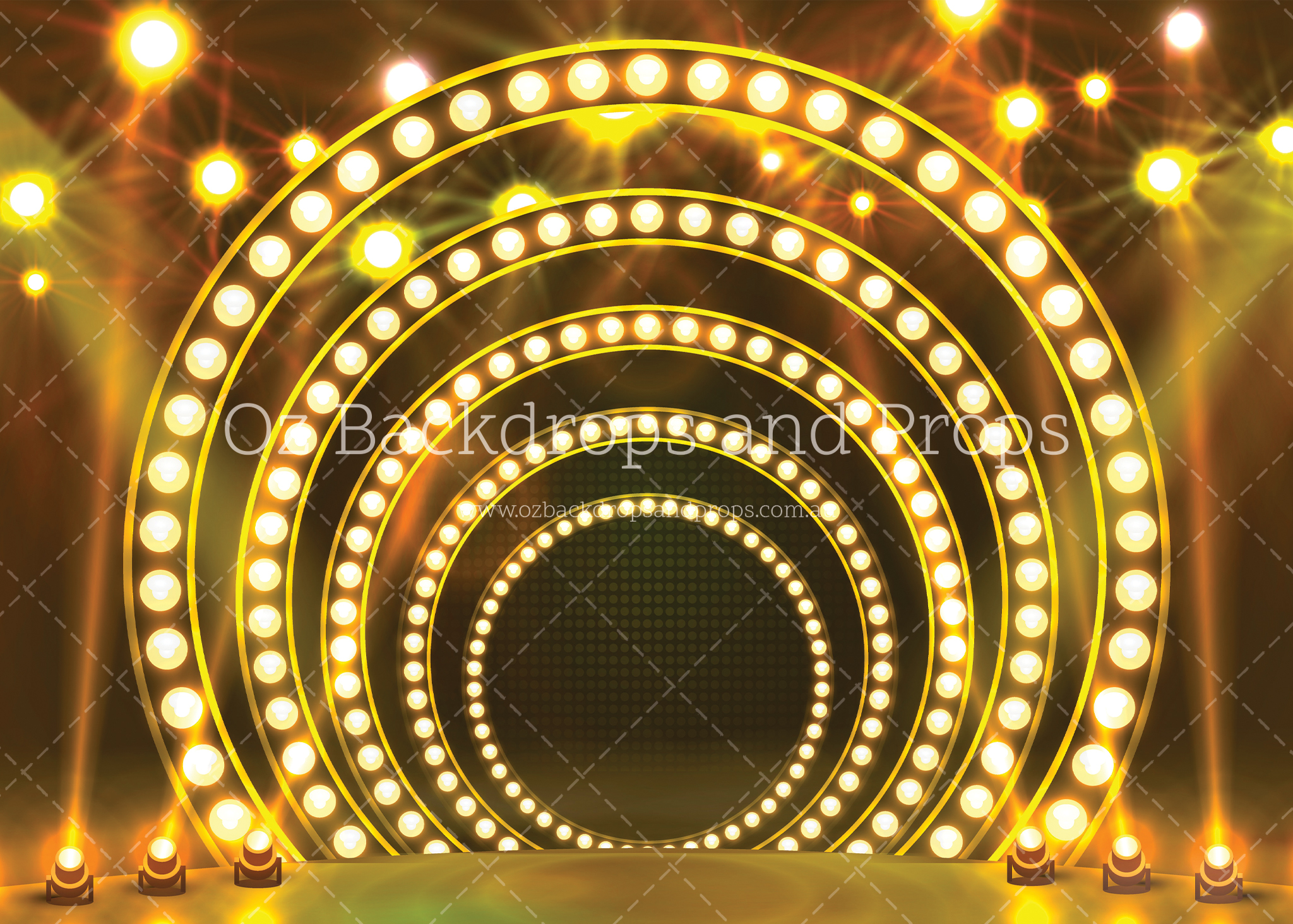 Golden Stage - Oz Backdrops & Props