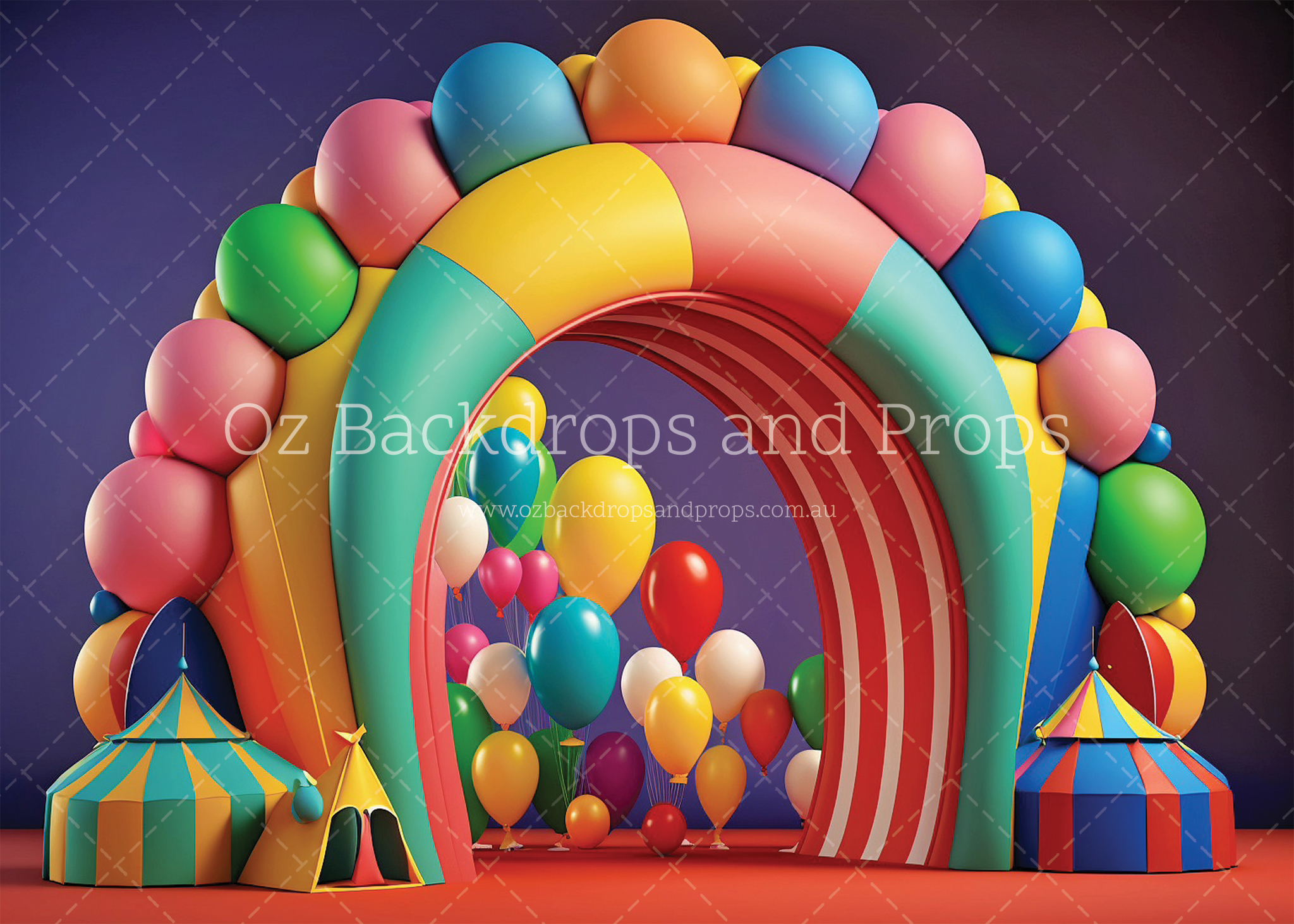 Circus Balloons - Oz Backdrops & Props Pty Ltd