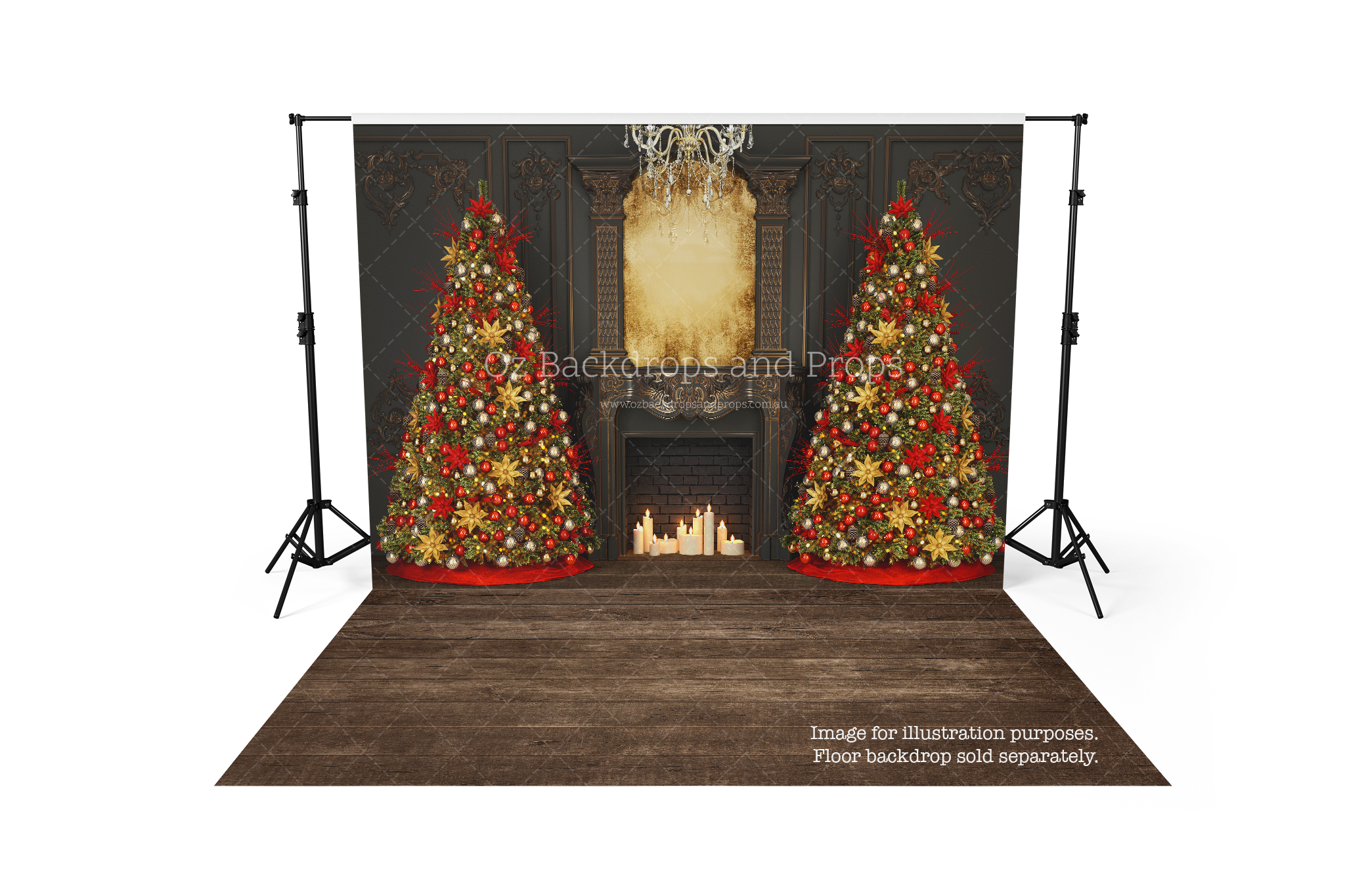 Glory Glory Mantle Sable - Oz Backdrops & Props