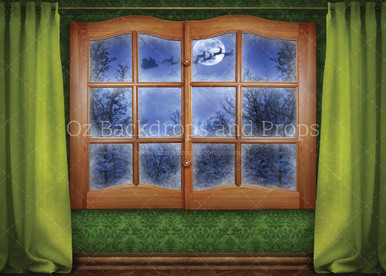 Green Glory Window - Oz Backdrops & Props
