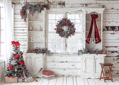 White Christmas Shack - Oz Backdrops & Props