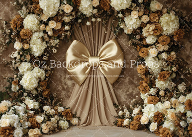 Golden Glamour Bow - Oz Backdrops & Props Pty Ltd
