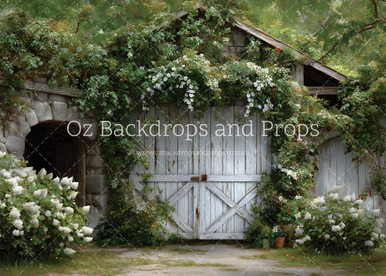 Overgrown Barn - Oz Backdrops & Props