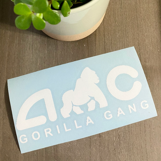 AMC Stock Gorilla Gang Vinyl Sticker Decal - NTBVinyls