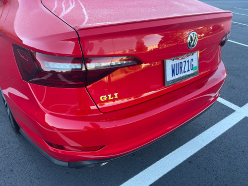 Vinyl Decal Overlay - Compatible with Volkswagen MK7 GLI "GLI" Emblem