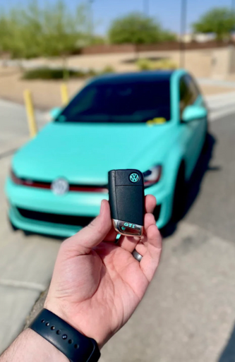 Vinyl Decal Overlay - Compatible with Volkswagen MK7 GTI Key Fob ...