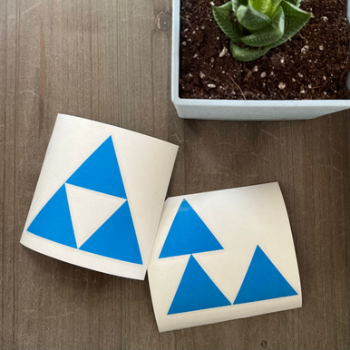 Video Game Triangle - Vinyl Decal - NTBVinyls