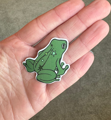 Star Frog - Laminated Sticker