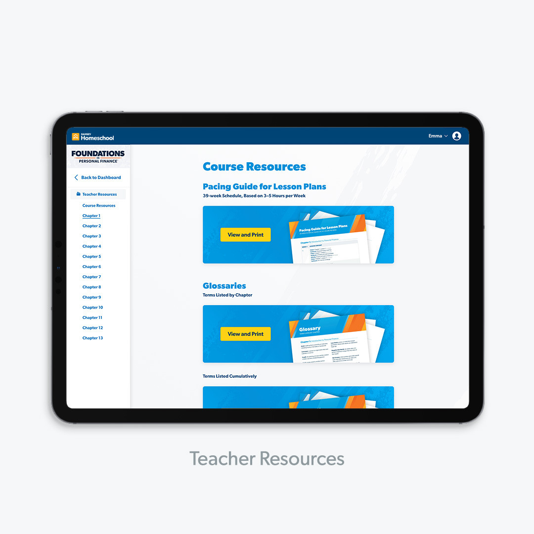 Foundations in Personal Finance: Homeschool Edition - Print + Streaming ...
