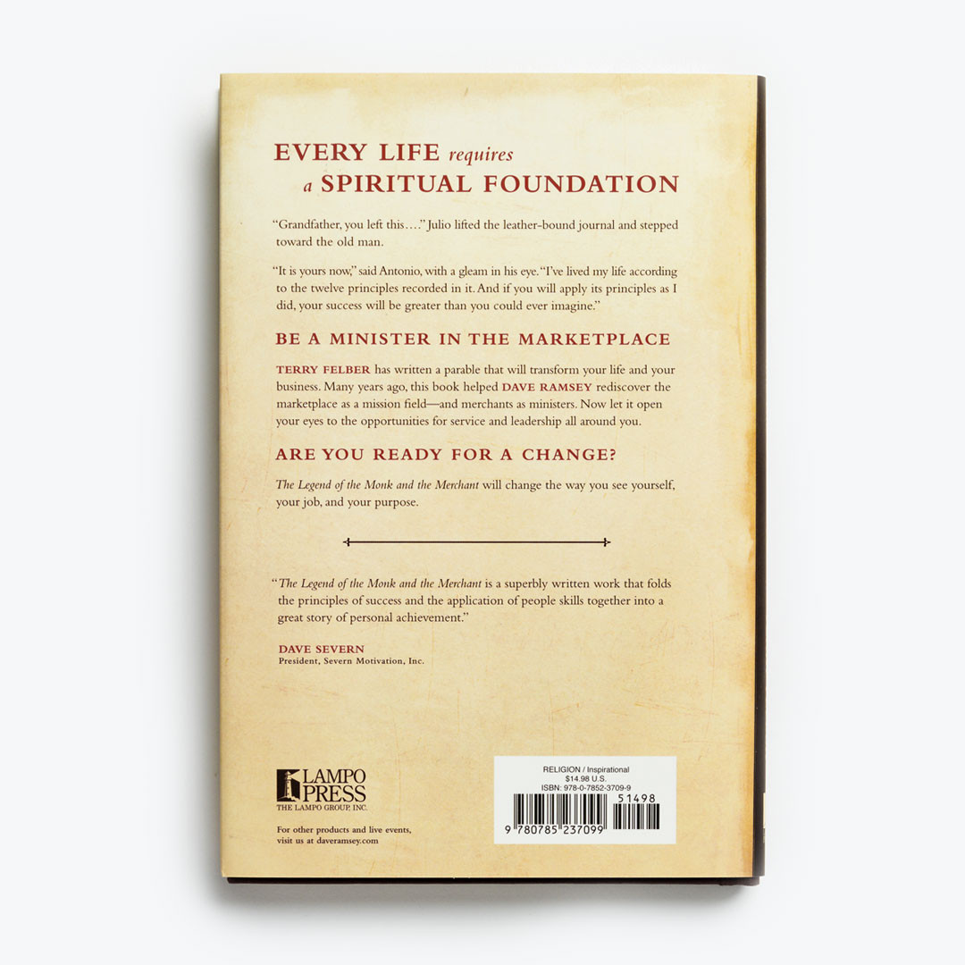 The Legend of the Monk & the Merchant - Hardcover Book