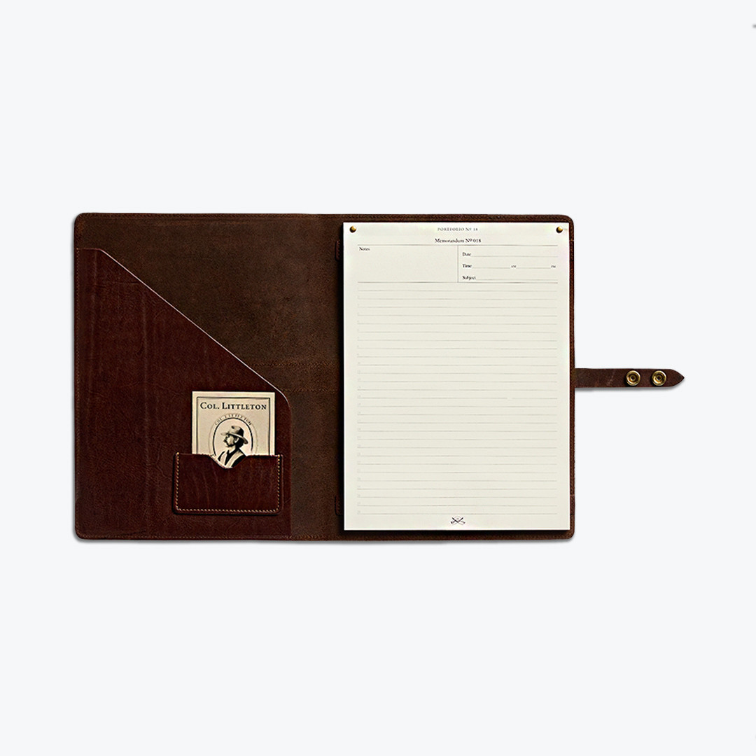 "Better Than I Deserve" Genuine Leather Padfolio