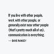 Stop Talking, Start Communicating