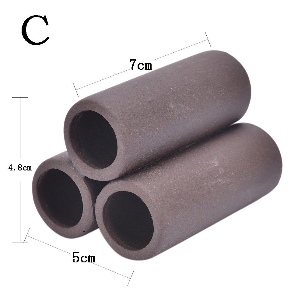 Aquarium Fish Shrimp Tube Clay Shelters Hiding and Breeding Cave ...