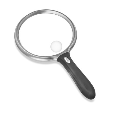 HandHeld™ LED Lighted 1.5x Oversized Magnifier with 4.5x Spot Lens