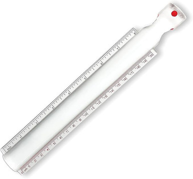 8 inch Bar Ruler 1.5X Magnifier with Inch and Centimeter Markings