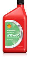 Aeroshell 15w50 Multigrade Aviation Oil - 12 Quart Case