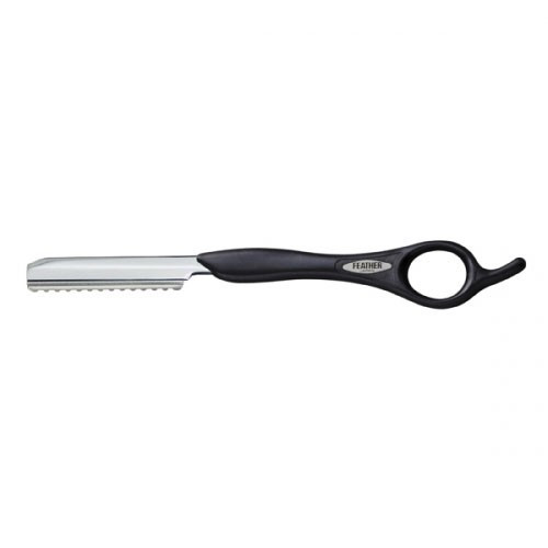 Feather Styling Razor Black - Atlanta Barber and Beauty Supply