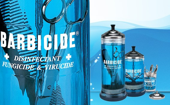 Barbicide Disinfectant Jar Midsize - Atlanta Barber and Beauty Supply
