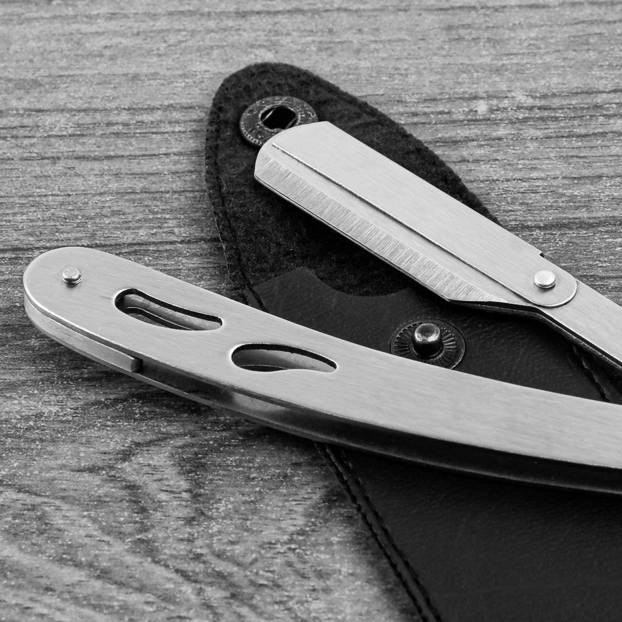 ABBS Razor - Stainless Steel - Atlanta Barber and Beauty Supply