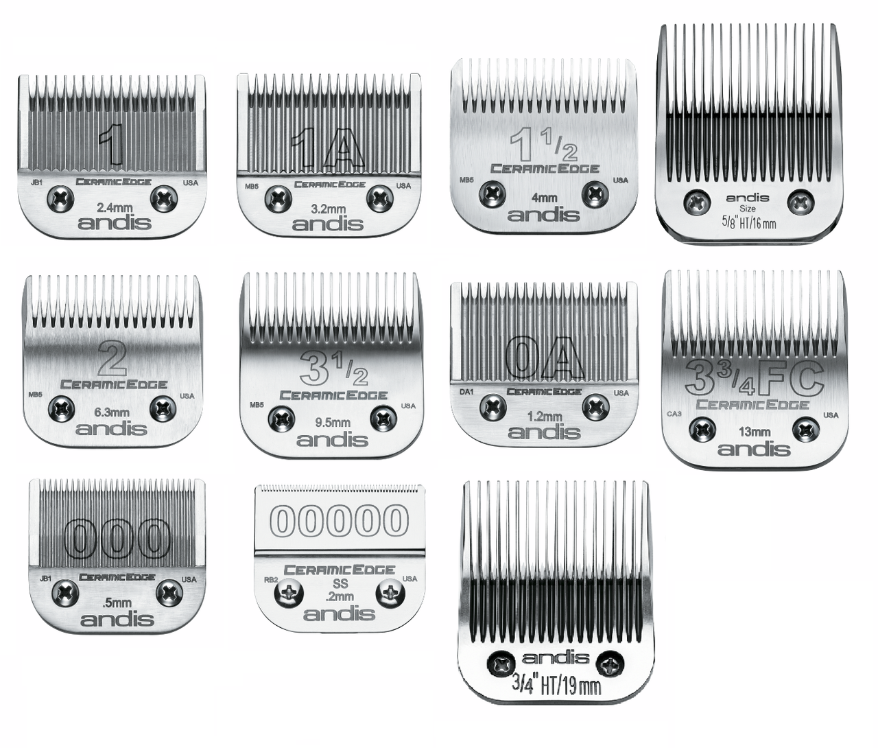 Andis Ceramic Edge Blades - Atlanta Barber and Beauty Supply