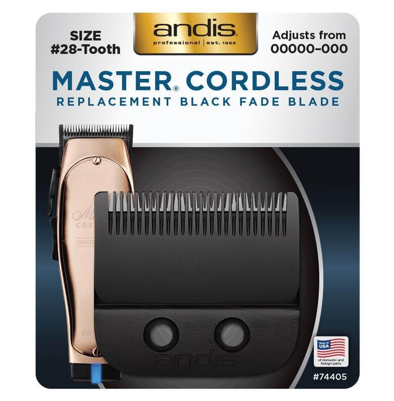 Andis Master® Cordless Fade Blade Set - Black - Atlanta Barber and ...