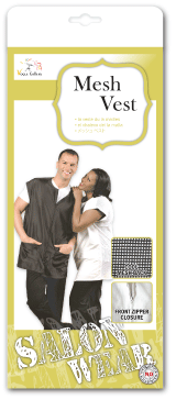 Vented Vest- Black or White - Atlanta Barber and Beauty Supply