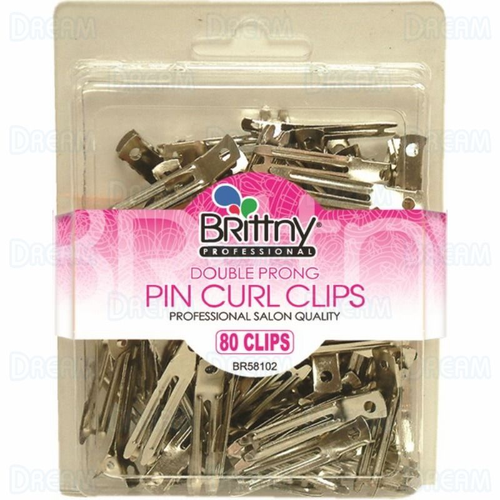 Double Prong Pin Curl Clip 80pcs - Atlanta Barber and Beauty Supply