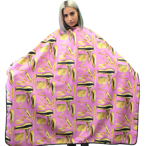 Cutting Cape - King Midas "Pink Midas" - Atlanta Barber and Beauty Supply