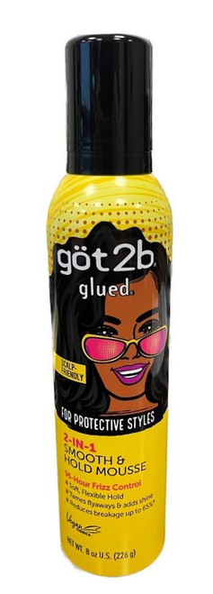 Got2b Glued 2 in 1 Smooth & Hold Mousse - Atlanta Barber and Beauty Supply