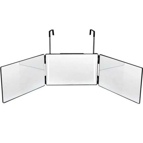 Trifold 3 Way Mirror with LED Light from Black Ice - Atlanta Barber and ...
