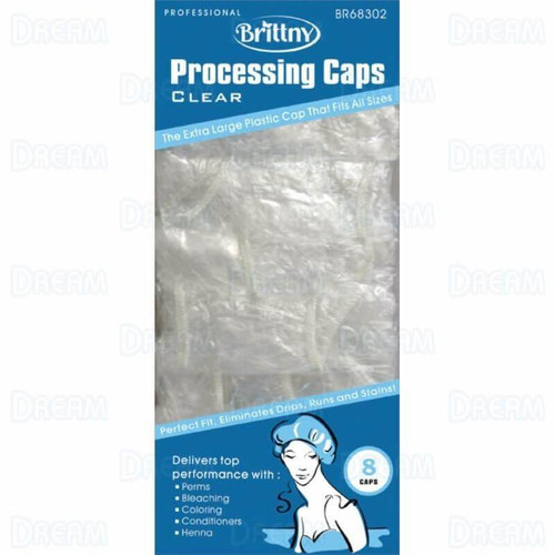 PROCESSING CAPS - CLEAR PLASTIC - Atlanta Barber and Beauty Supply