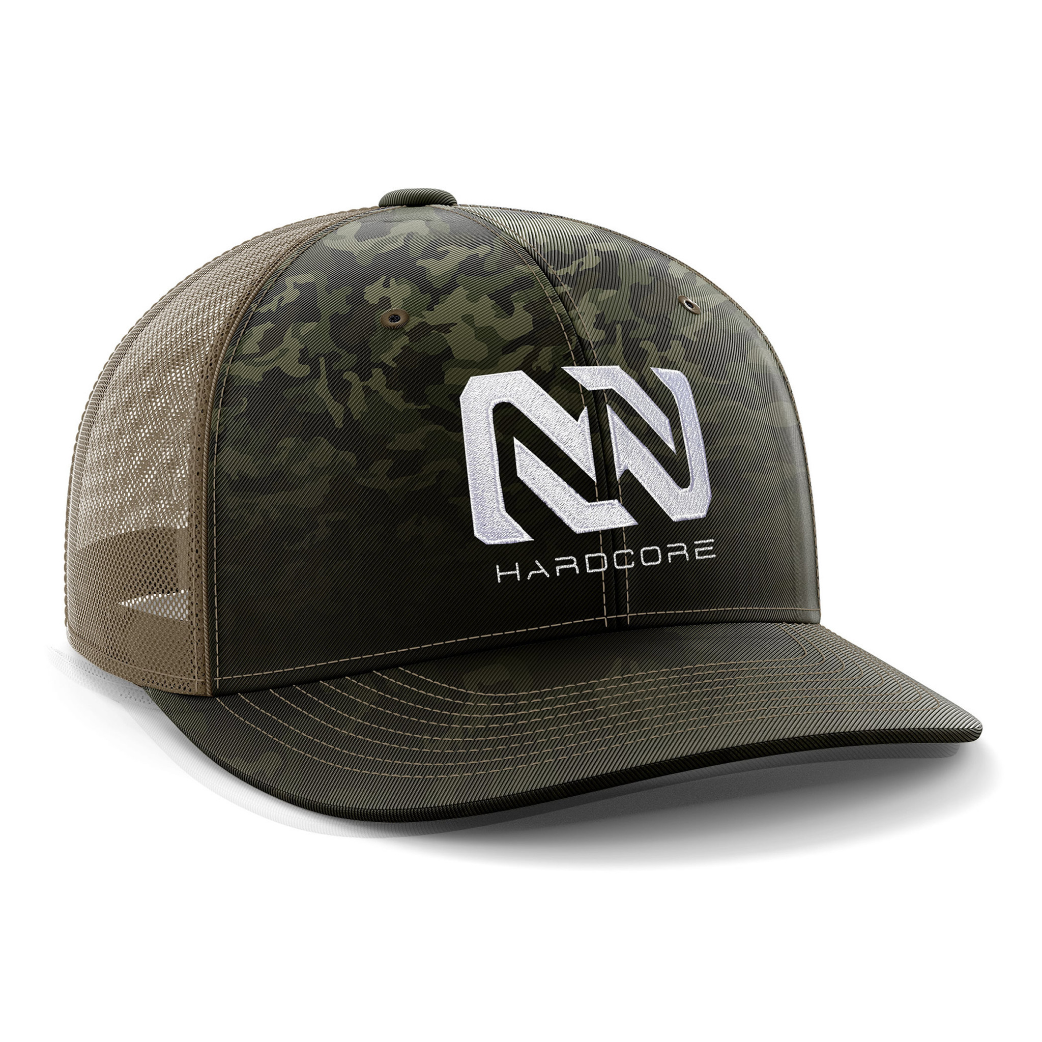 NOREAST'R - Green Camo Hardcore - Fitted Hat