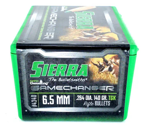 Sierra GameChanger -Tipped GameKing Bullets 6.5mm Caliber 140 Grain ...