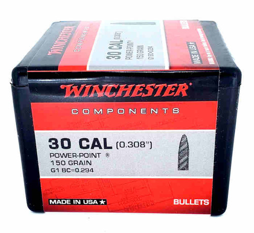 Winchester Power Point Bullets 30 Caliber 150 Grain sample pack
