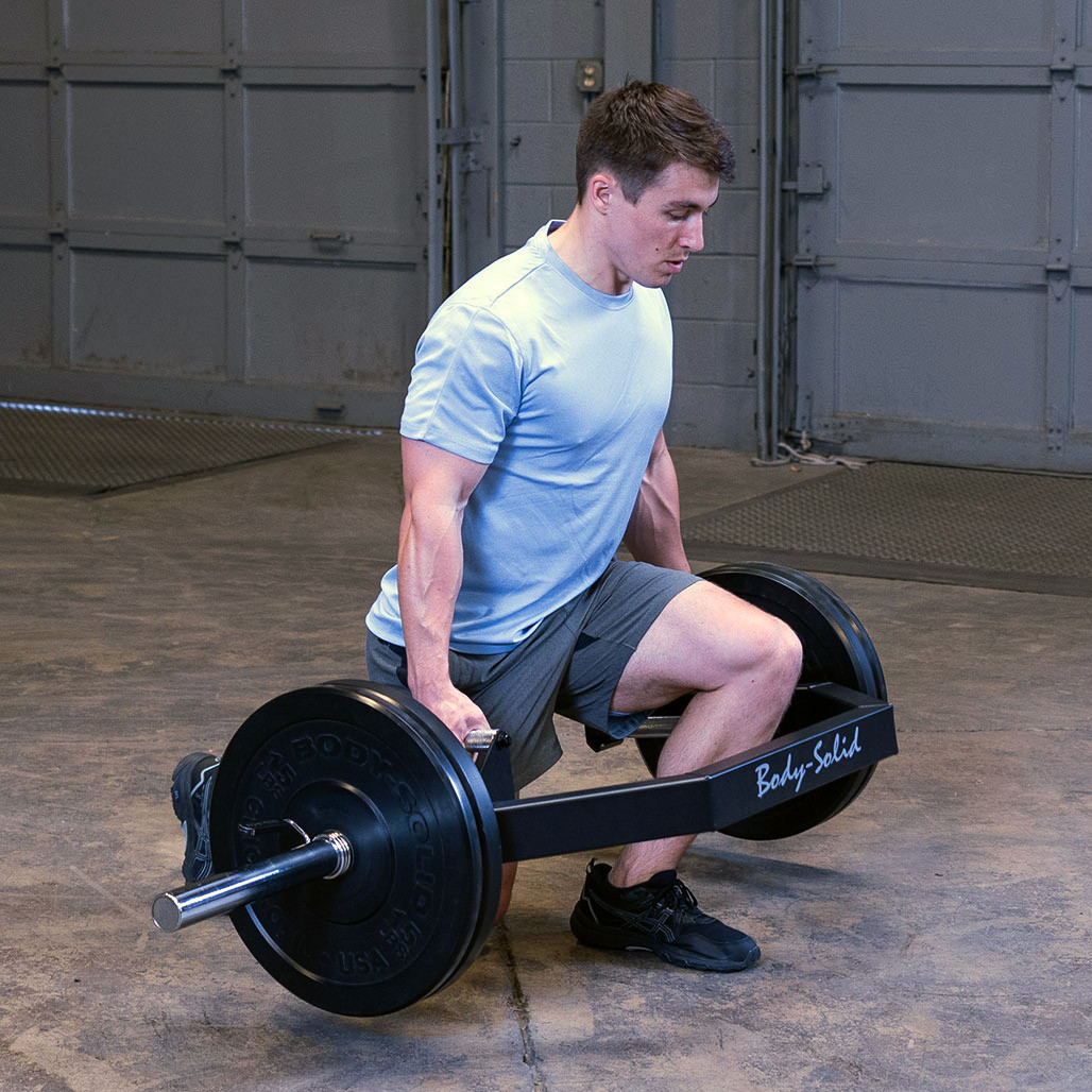 Body-Solid Safety Squat Olympic Bar OBSS50B - Specialty Barbells