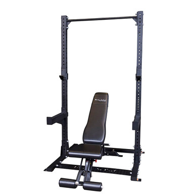 Body-Solid SPR500 Commercial Half Rack with SFID425 Adjustable Bench SPR500P2