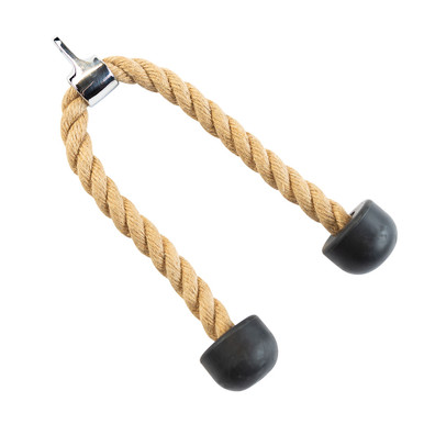 Natural Fiber Triceps Rope | Classic Feel | FitnessFactory.com